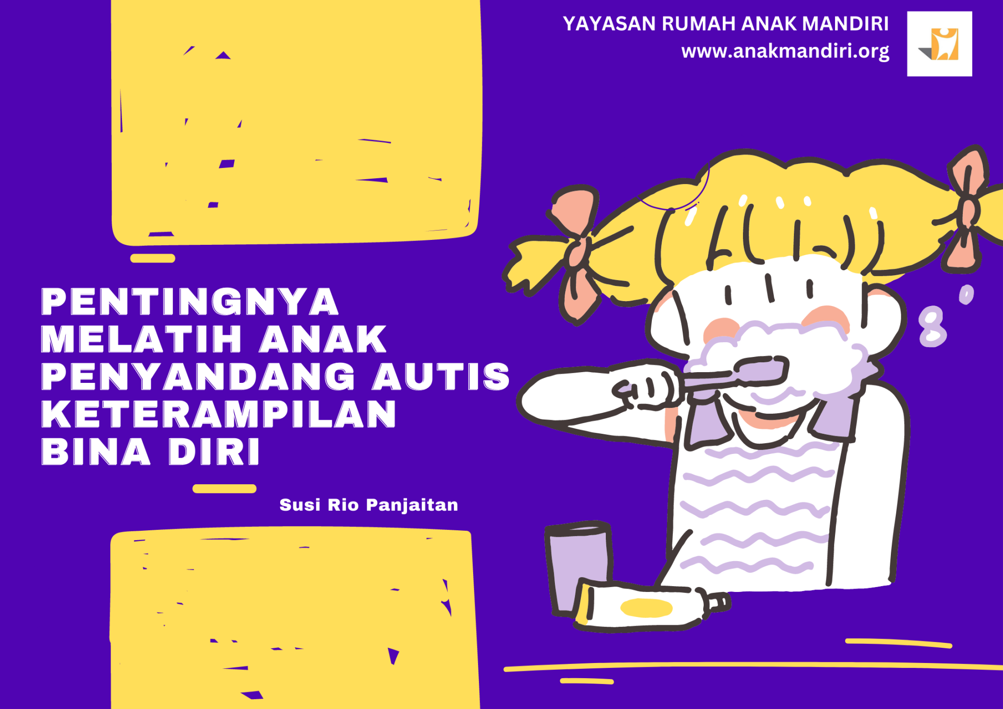 PENTINGNYA MELATIH ANAK PENYANDANG AUTIS KETERAMPILAN BINA DIRI – Rumah ...