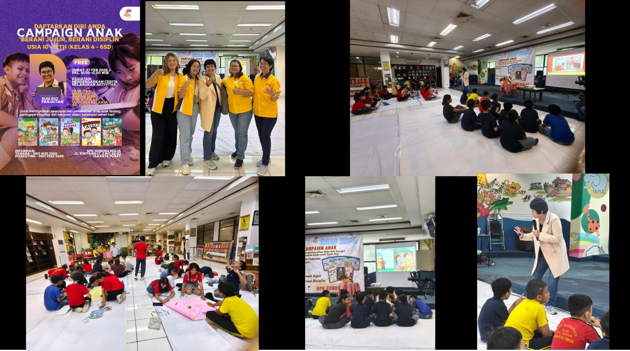 Roadshow : Campaign “Berani Jujur, Berani Disiplin” bagi anak usia 10 ...